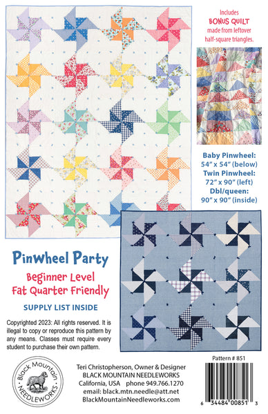 *NEW* Pinwheel Party - PDF pattern download – Black Mountain Needleworks